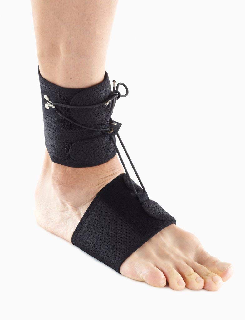 Neo-G Drop Foot Daily Support & Relief – Helps with Drop Foot, Nerve Injury, Foot Position, Relieve Pressure, Ankle & Foot Orthosis – Class 1 Medical Device - L - Black
