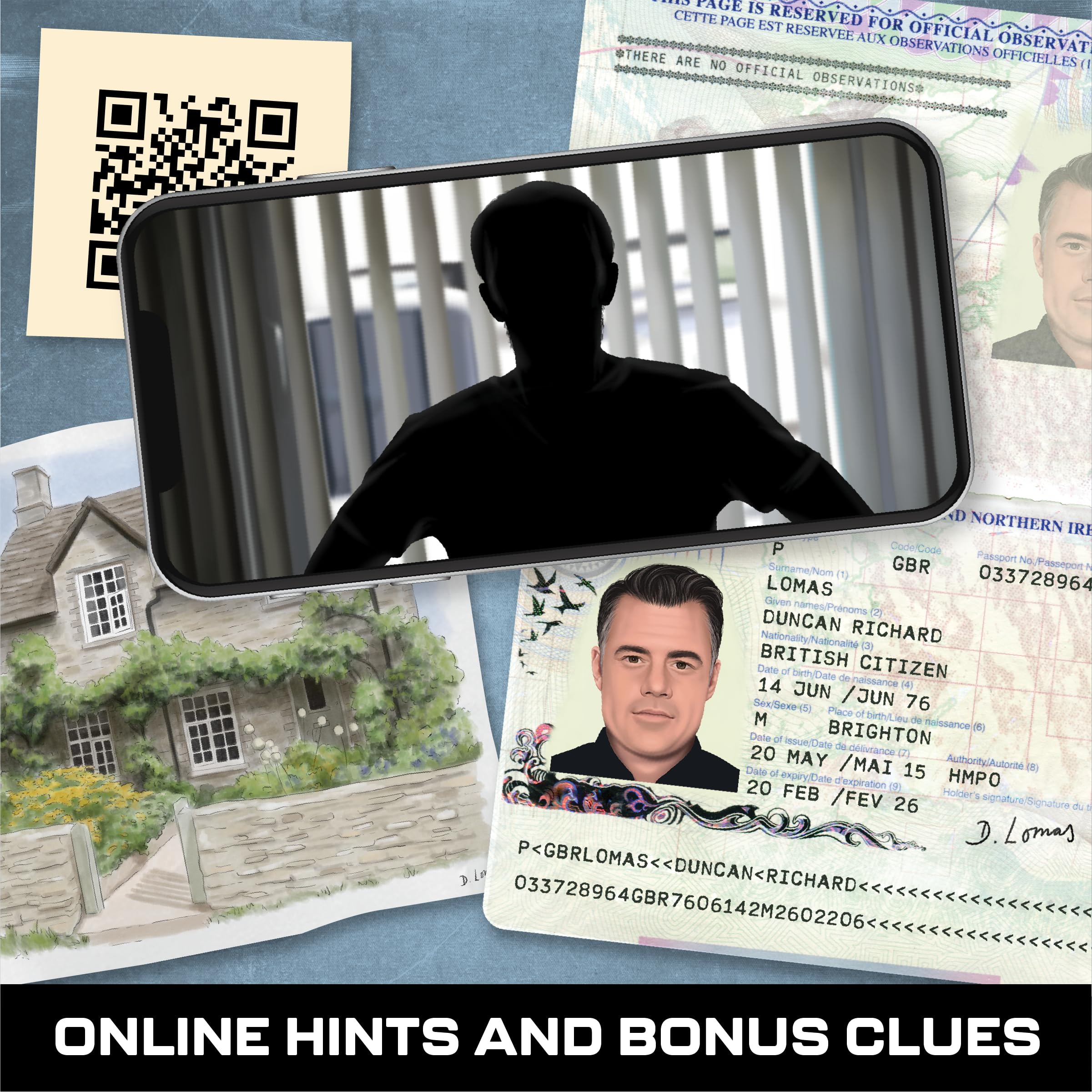 Unsolved Murder Mystery Game - FPI Mystery: Death of an Artist - Unsolved Case Files, Cold Case Detective Game for Adults & Teens - Solo, 2 Player, or Group Board Game, Hunt Killer, Dinner Party
