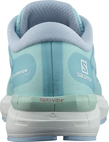 Salomon Sonic 4 Confidence Running Shoes for Women, Tanager Turquoise/White/Kentucky Blue, 8