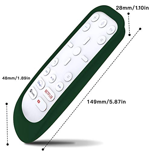 PS5 Media Remote Cover, Silicone PS5 Remote Control Protection Case, Soft Full 360 Protective Dustproof Shockproof Remote Control Cover Skin Compatible with PS5 Media Remote, Green