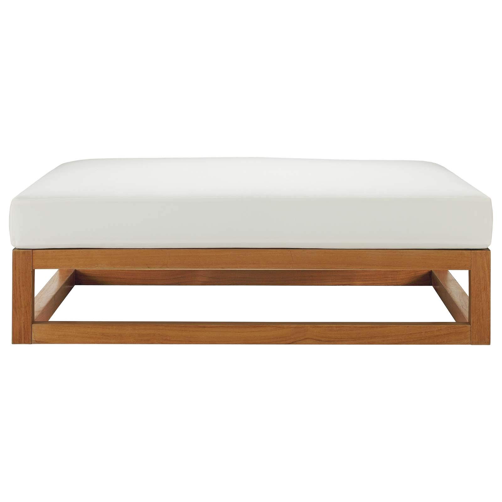 Modway EEI-3422-NAT-WHI Newbury Lounge & Deep Seating Chairs