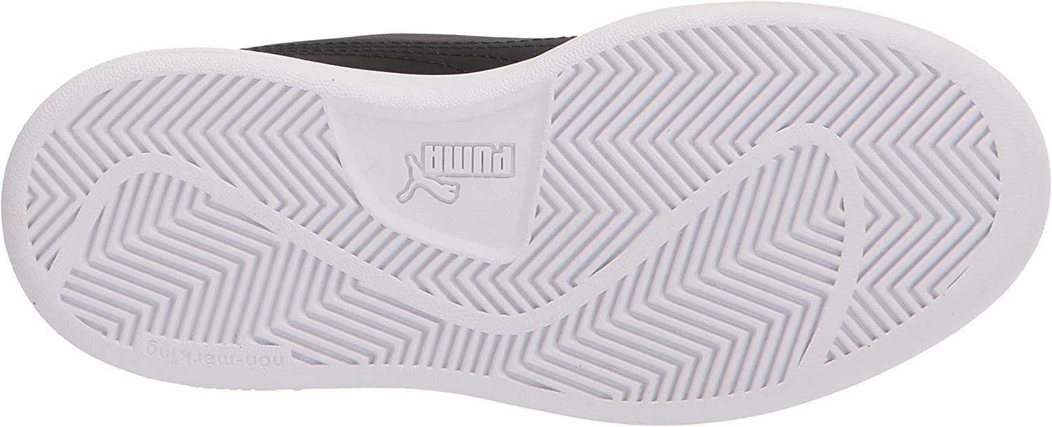 PUMA Smash v2 Lil V INF Boys' Infant-Toddler Sneaker 7 M US Toddler Black-White