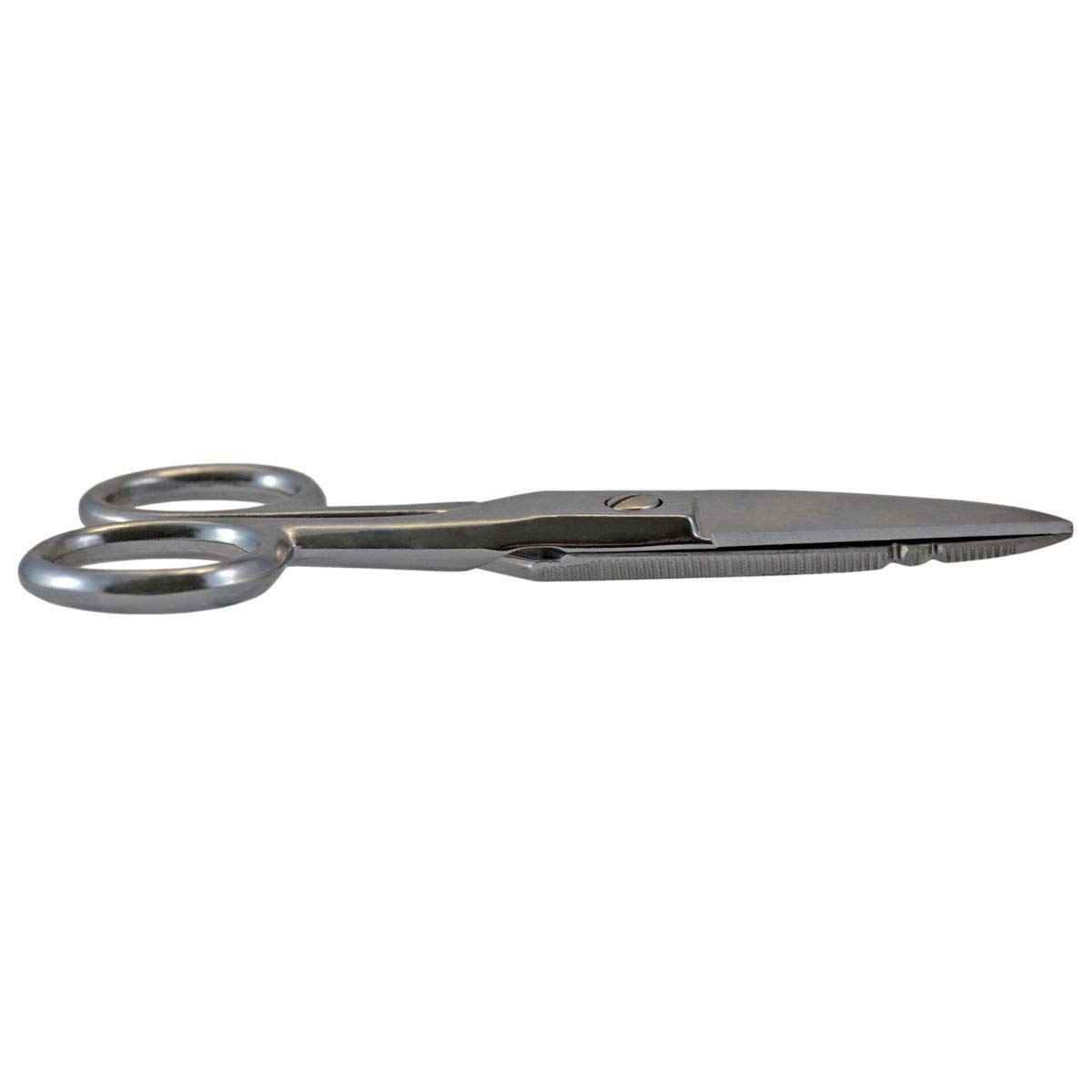 Miller 925CS Metal Electrician Splicing Scissors with Scraper and File, Easily Portable Electrician Scissors for Working Technicians, 5.25 Inches