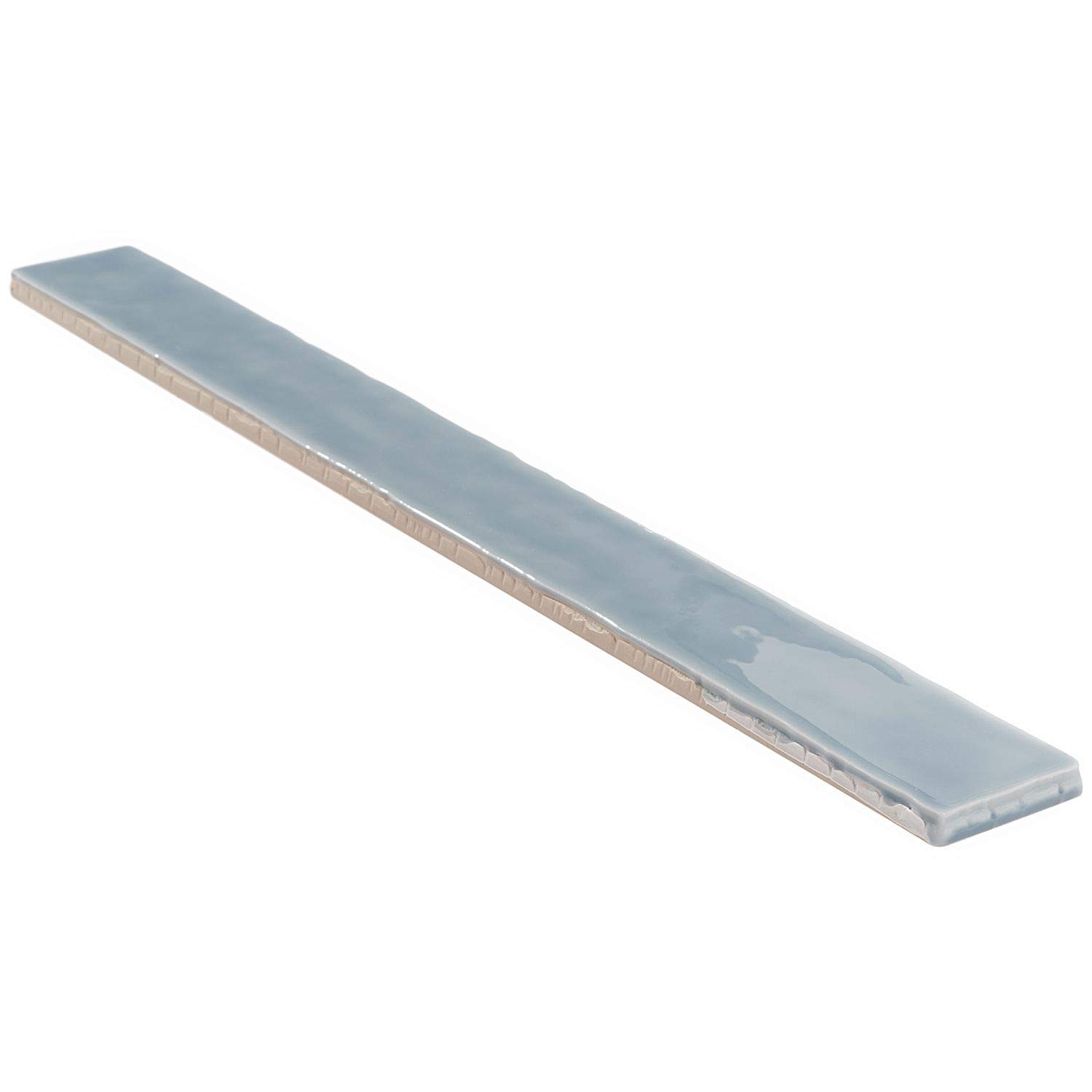 Nantucket Blue 2 in. x 20 in. Polished Ceramic Wall Tile (20 Pieces 5.38 Sq. Ft. / Case)