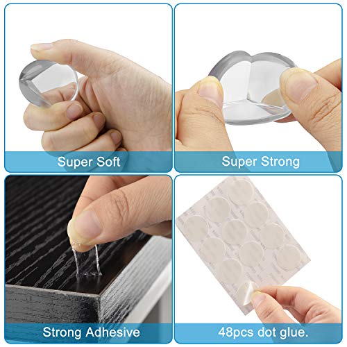 Outlet Covers Baby Proofing, Baby Safety Plug Covers with Corner Protectors, Baby Safety Kit with Child Proofing and Corner Guards, Keep Safe Prevent Baby from Shock