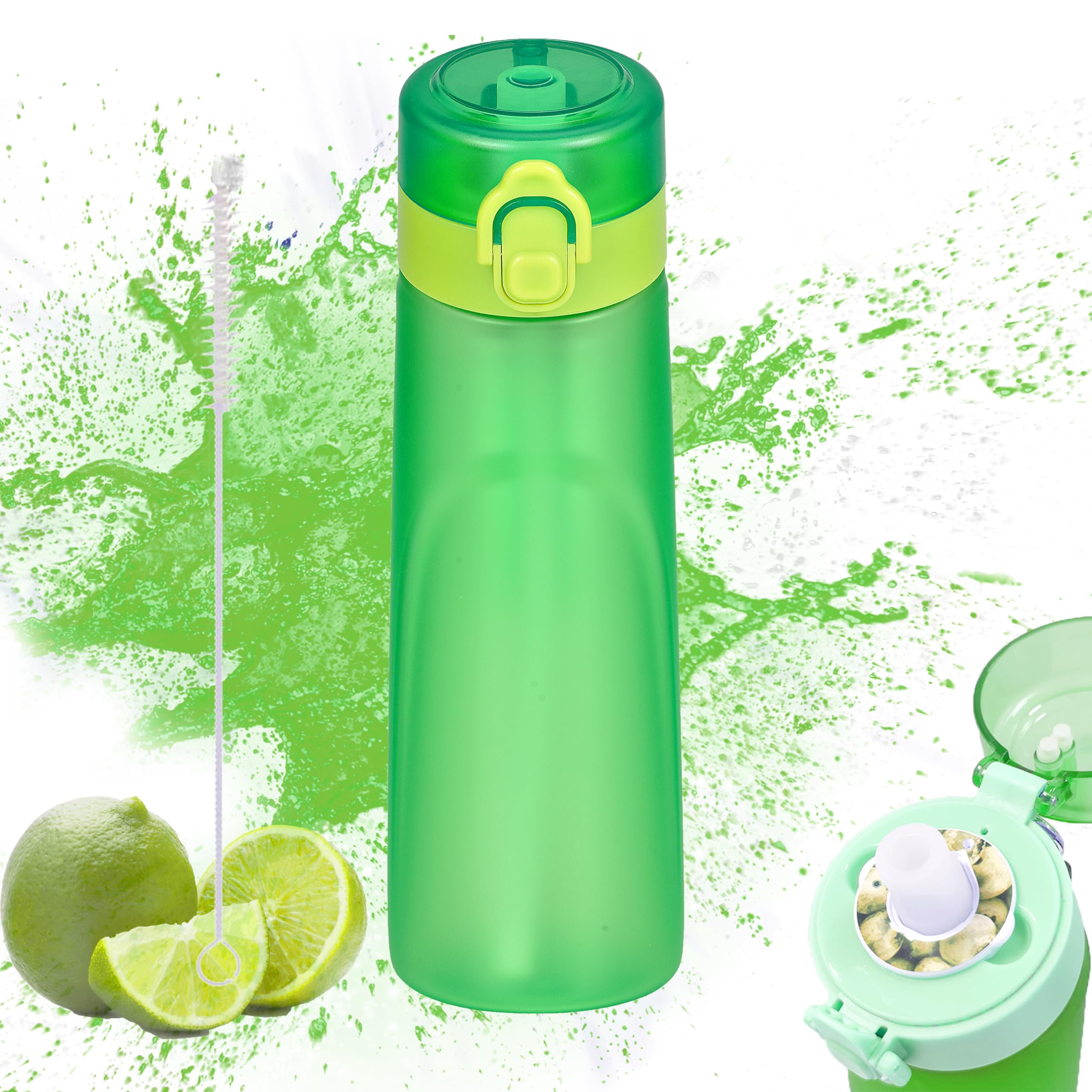 MEETDUMPL Compatible with air up water bottle with pods,Compatible with air up water bottle,Compatible with airup ,Compatible with air up bottle Suitable Gym, Running, Outdoor Sports (Green cup)