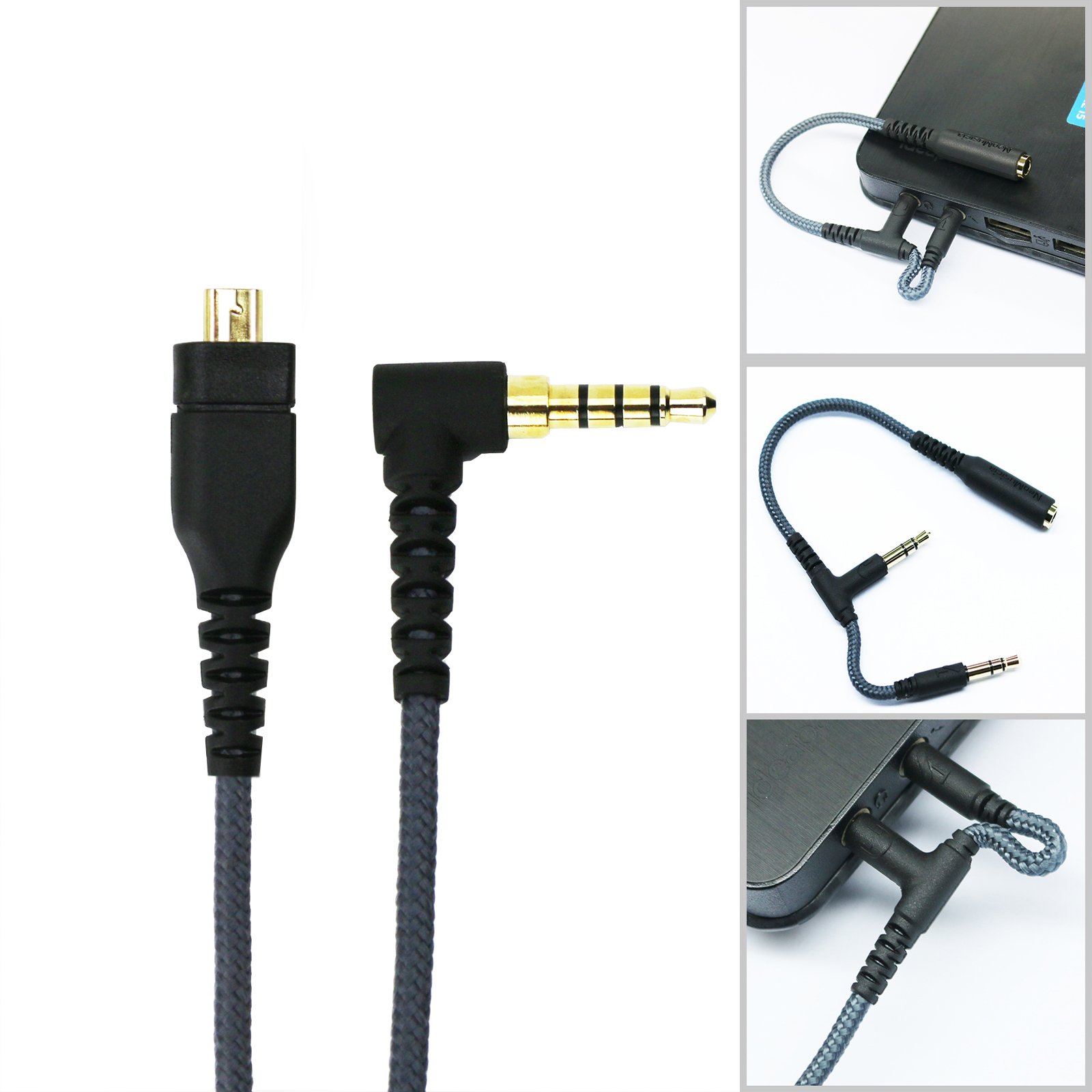 NewFantasia replacement Audio Cable for SteelSeries Arctis 3, Arctis Pro, Arctis 5, Arctis 7, Arctis Pro Gaming Headset 2m/6.6ft