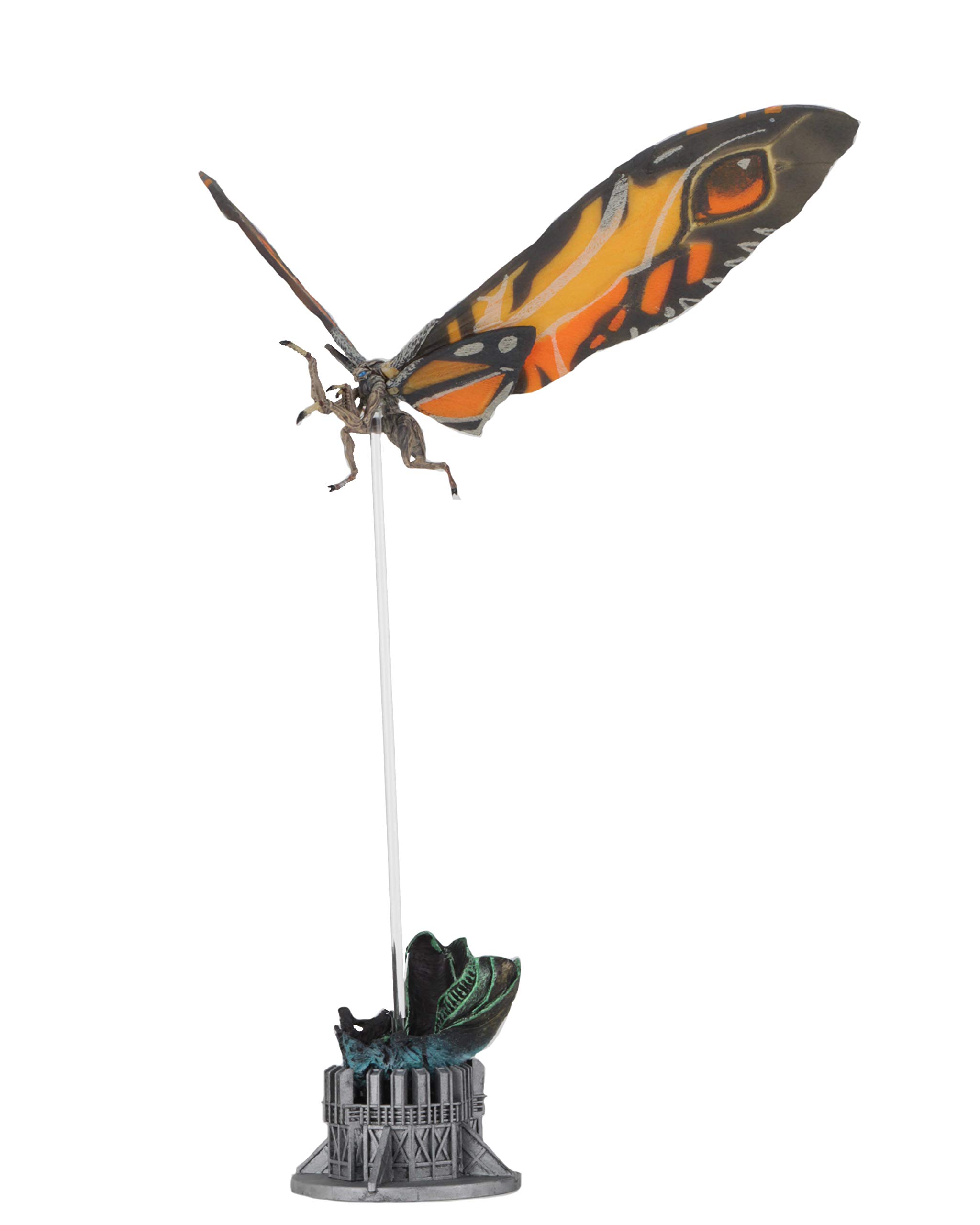 NECA Godzilla 2019: Mothra 7" Action Figure, Multicolor