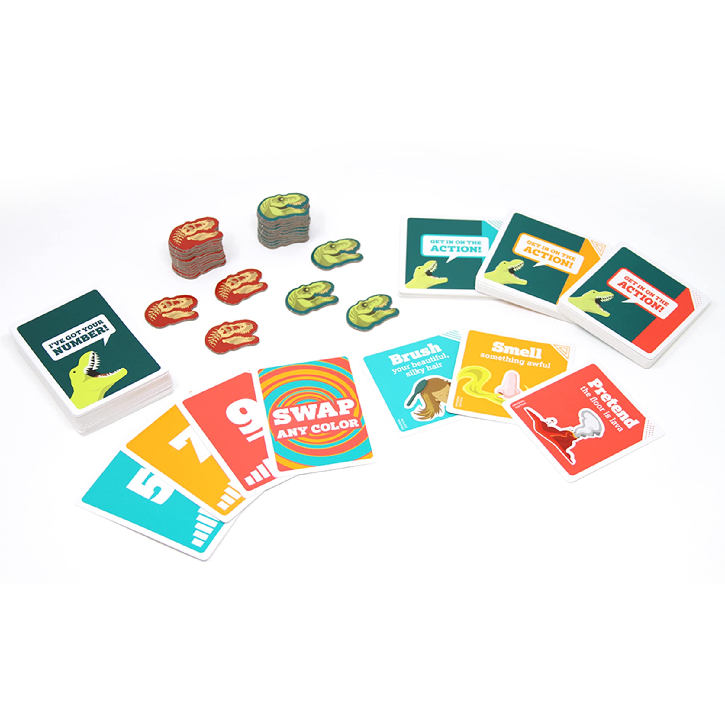 On a Scale of One to T-Rex by Exploding Kittens: A Card Game for People Who Are Bad at Charades - Family - Card Games for Adults, Teens & Kids