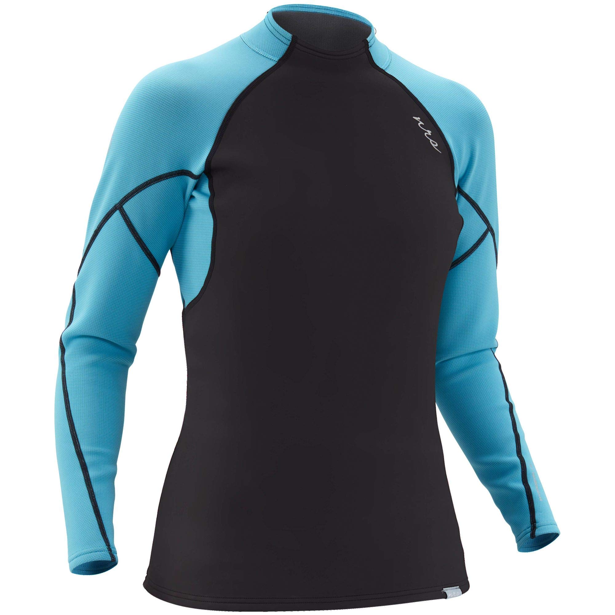 NRS Women's HydroSkin 1.0 L/S Shirt-Black-M