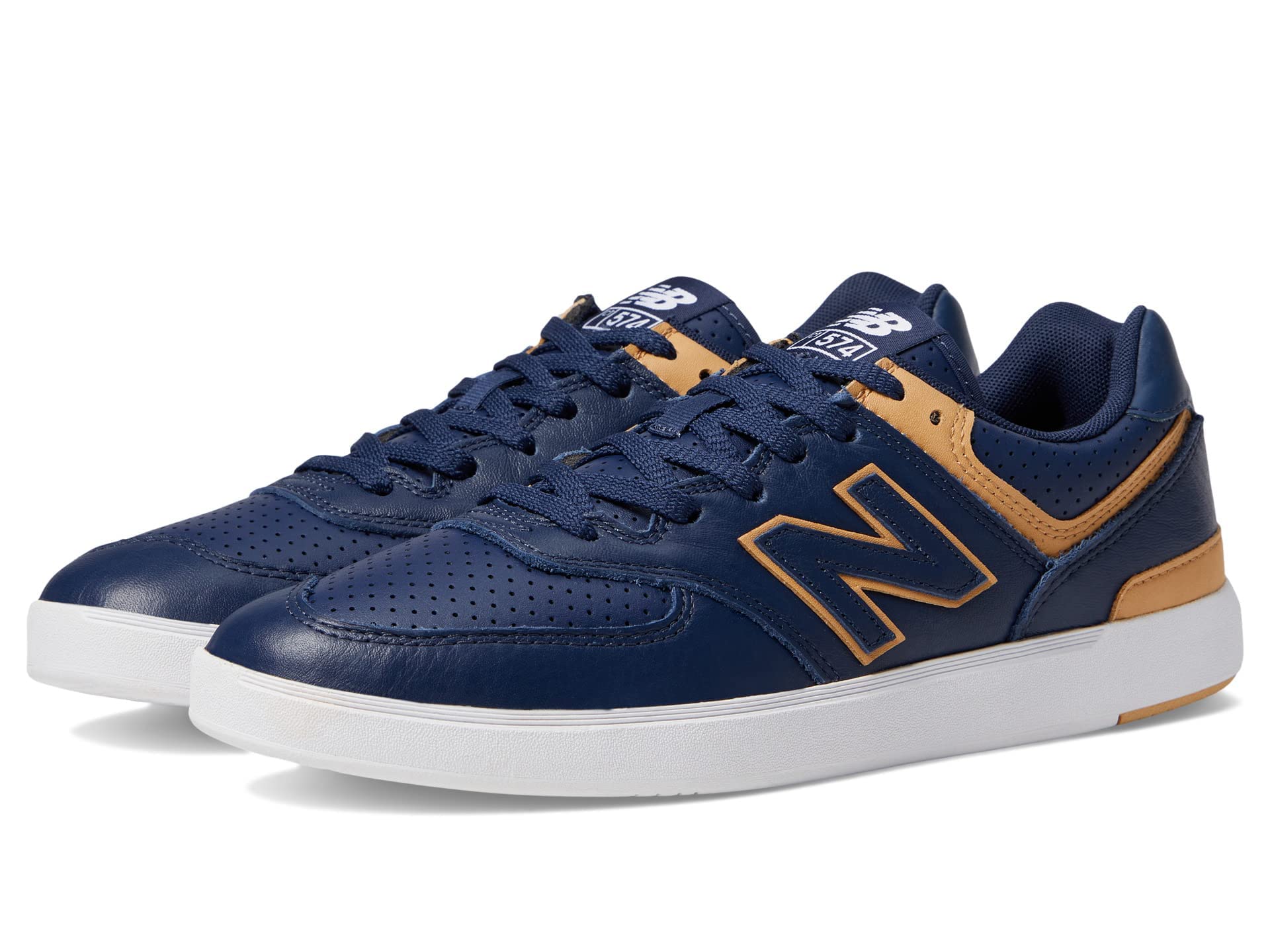 New Balance 574 Court Navy/Tan US Men's 11, Women's 12.5 Medium