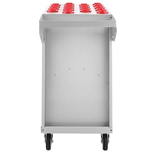 Vevor Tool Cart 40 Taper Tool Holder CNC Tool Cart 36 Capacity CAT40 BT40 Service Carts with Wheels Heavy Duty (BT40 36 Capacity) : Tools & Home Improvement