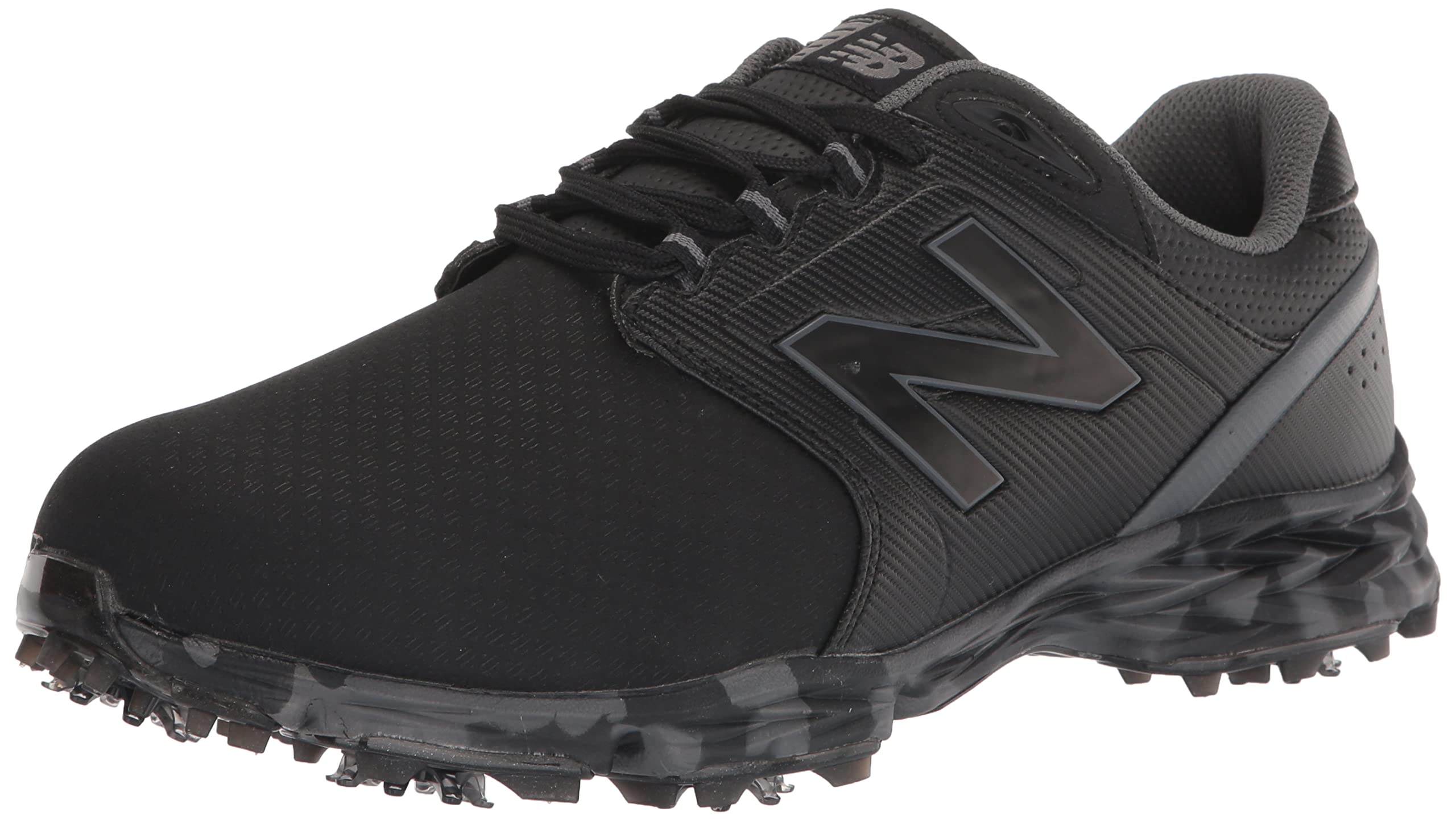 New Balance Men's Striker v3 Golf Shoe, Black/Multi, 13 X-Wide
