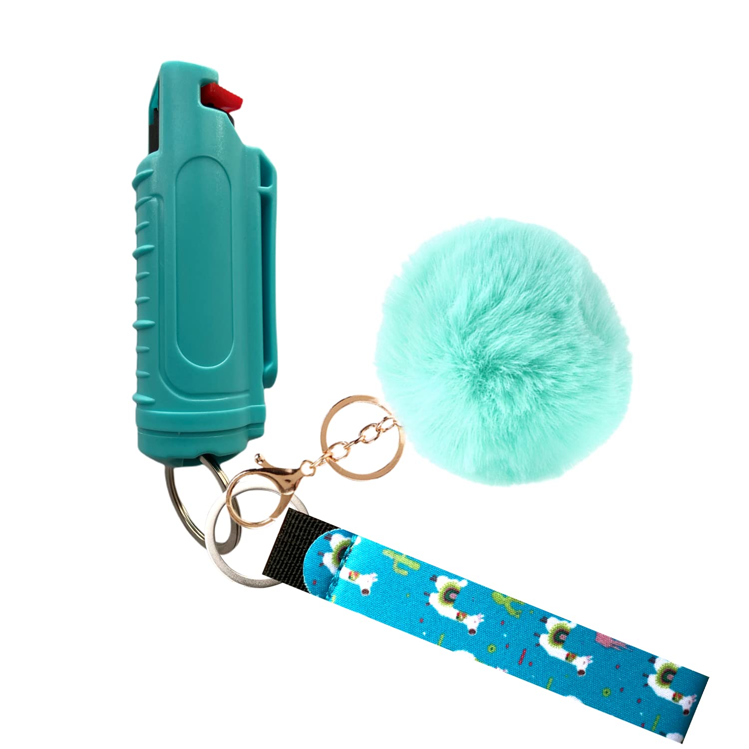 Puezokly 1pcs Pepper Spray Keychain for Women Self Defense and Maximum Police Strength