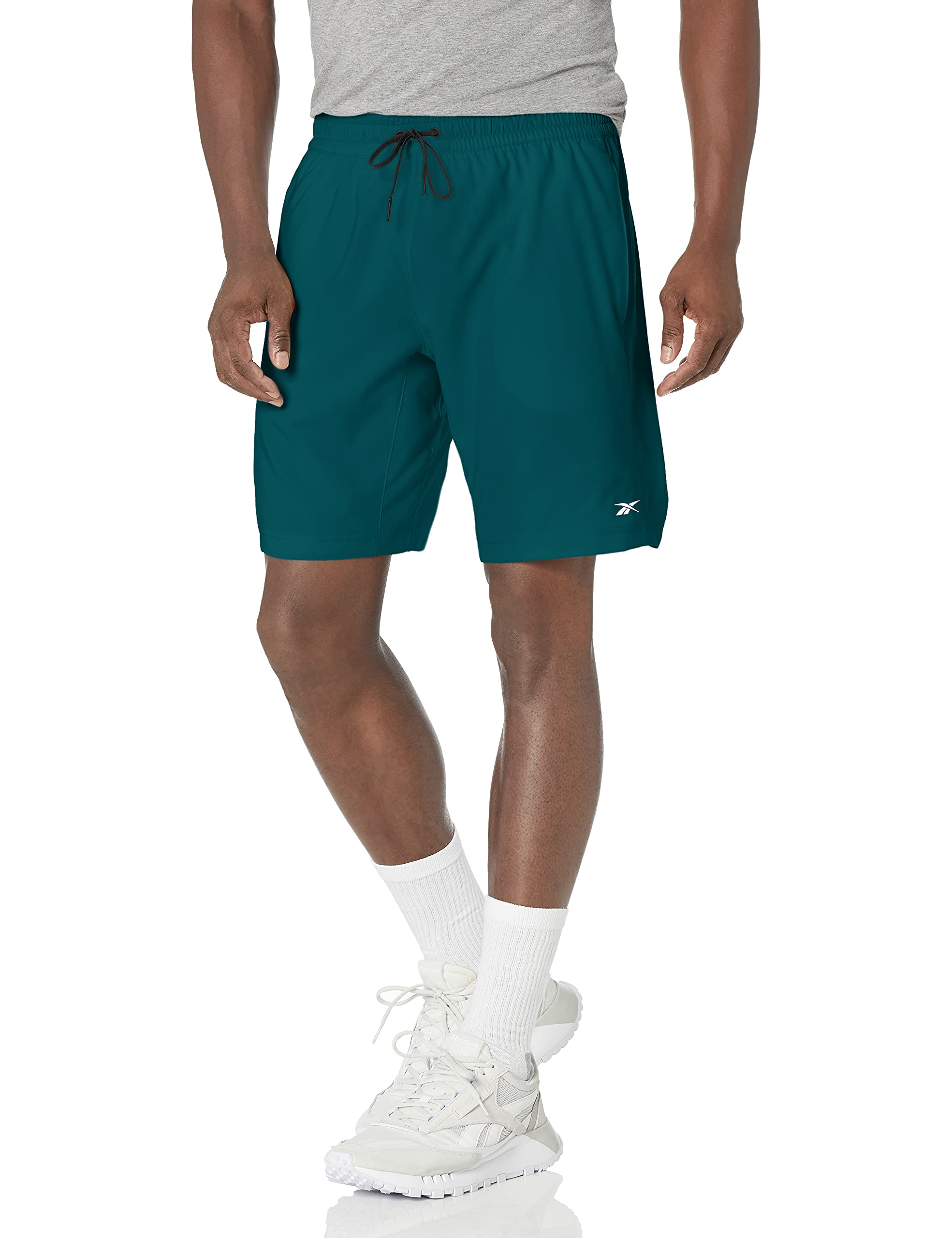 Reebok Men's Standard WOR Woven Short, Midnight Pine, L
