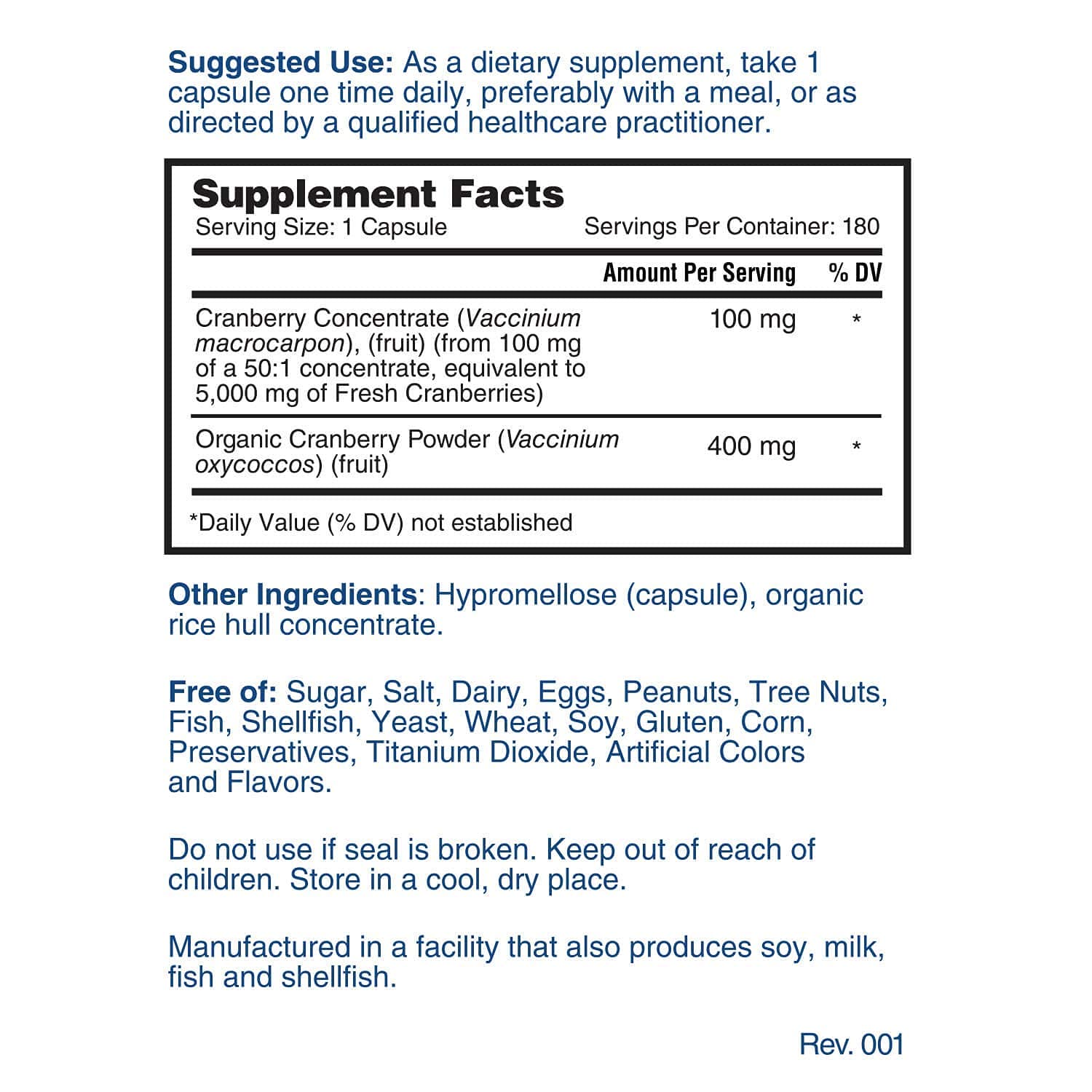 Nature's Lab Cranberry 5400mg β Supports Urinary Tract Health* β Non-GMO Verified, Vegan, Gluten Free β 180 Count (6 Month Supply)