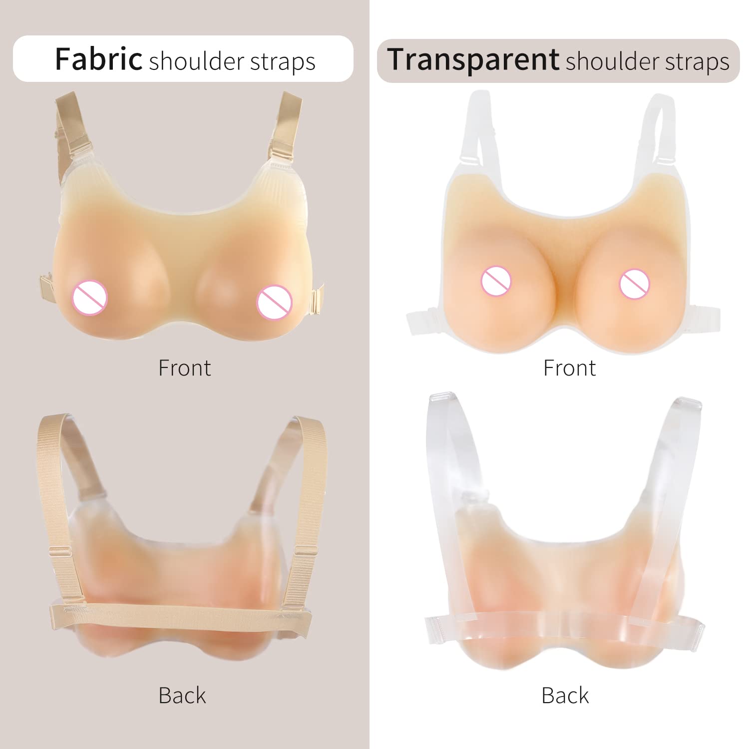 ONEFENG Silicone Breast Form Crossdressing Fake Boobs for Crossdresser Transgender Cosplay