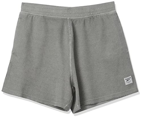 Reebok Women's Standard Shorts, Boulder Grey/Natural Dye, Medium