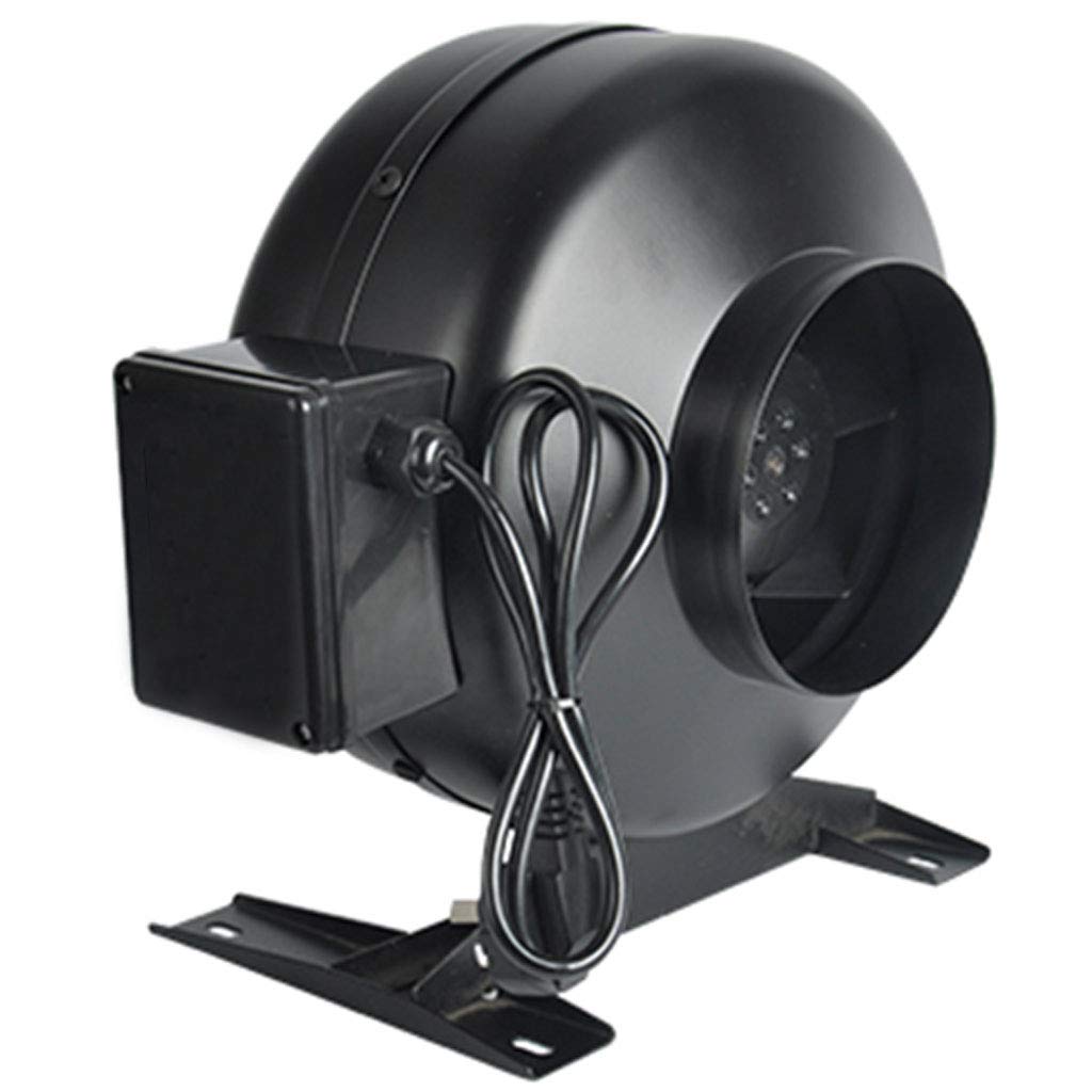 Pebegain Centrifugal Blower, Carbon Steel Casing Thickened Fan Blade Brushless Copper Motor Fixed Bracket Circular Coaxial Duct Fan, Bathroom Fan, Spiral Extractor