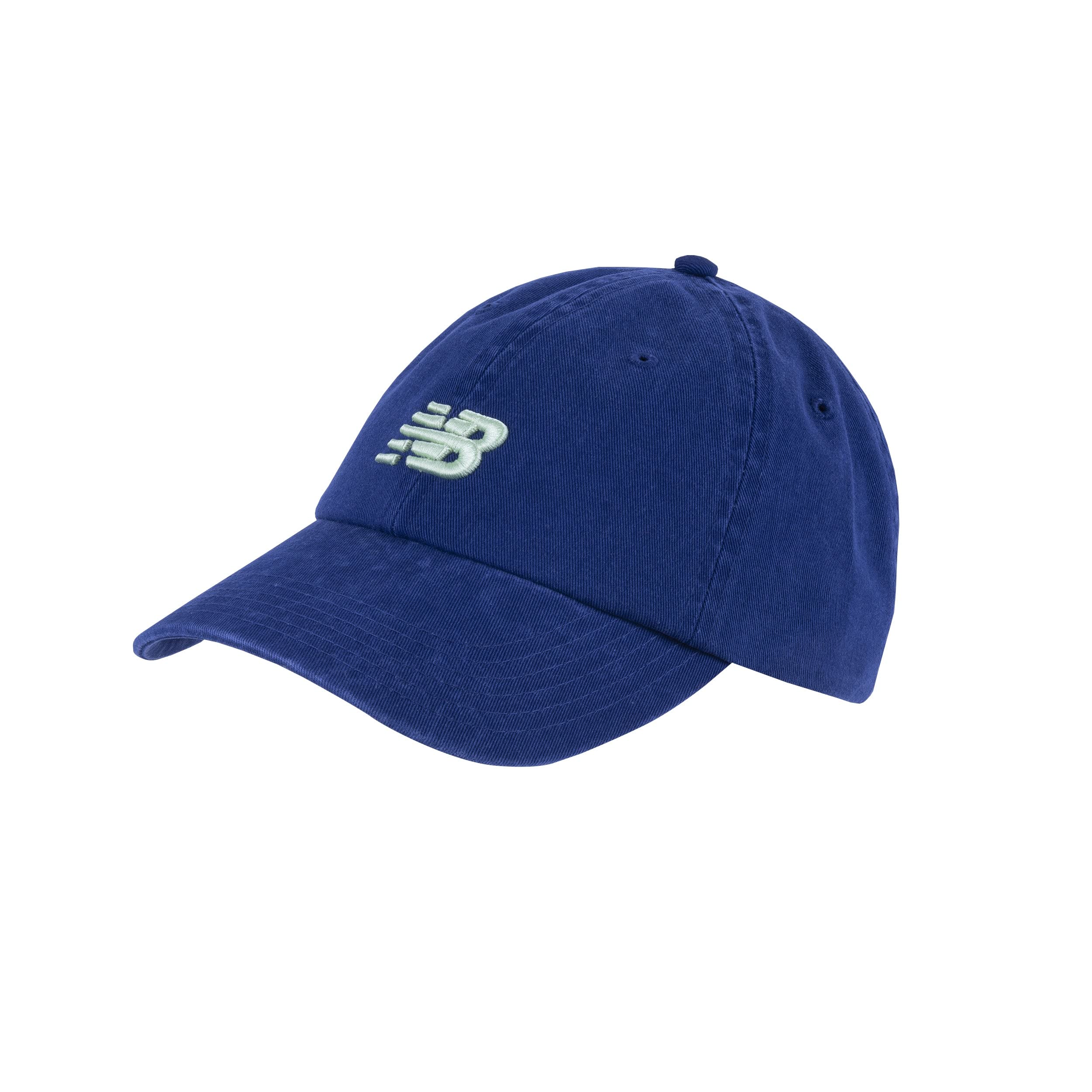 New Balance Standard Men's and Women's Unisex 6-Panel Curved Brim Adjustable Cotton Twill, Victory Blue, One Size