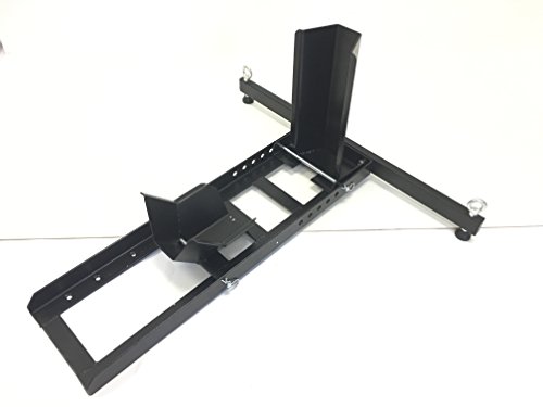 MaxxHaul 70271 Adjustable Motorcycle Wheel Chock Stand Heavy Duty 1800lb Weight Capacity