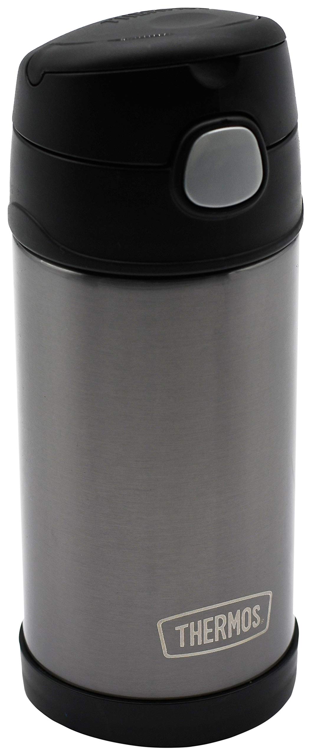 Thermos Funtainer 12 Ounce Bottle, Charcoal
