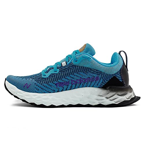 New Balance Women's Fresh Foam Hierro V6 Trail Running Shoe, Virtual Sky/Sour Grape, 10