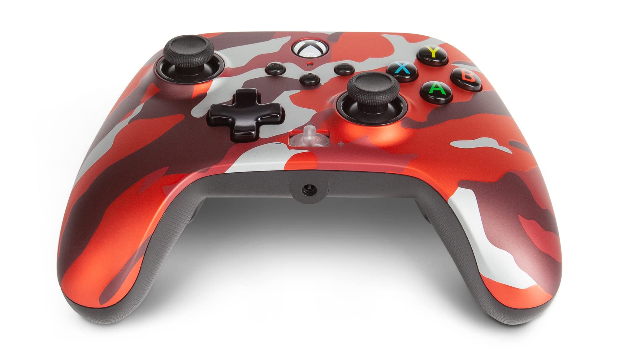 PowerA Enhanced Wired Controller for Xbox Series X|S - Metallic Red Camo, gamepad, wired video game controller, gaming controller, Xbox Series X|S