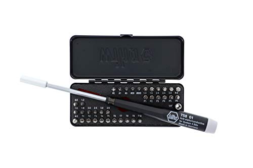 Wiha 75980 39 Piece ESD Safe Go Box Micro Bits Set