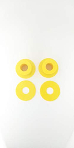 Olympic Plate to Standard Bar Adapters (Black, 1/2")