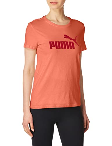 PUMA Women's Essentials Tee, Georgia Peach-American Bty, Small