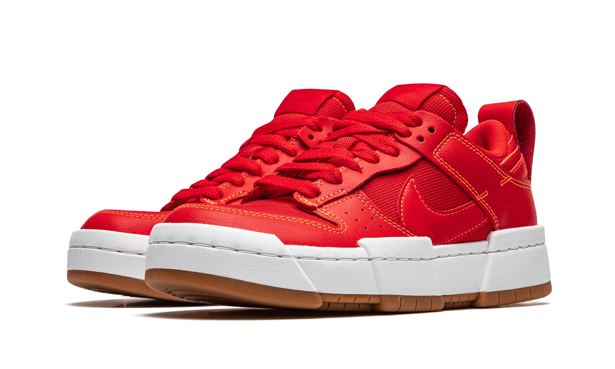 Nike Womens WMNS Dunk Low Disrupt CK6654 600 University Red - Size 5.5W