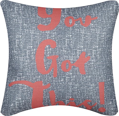 Mainstays You Got This! Decorative Throw Pillow,16" x 16" - Set Of 2