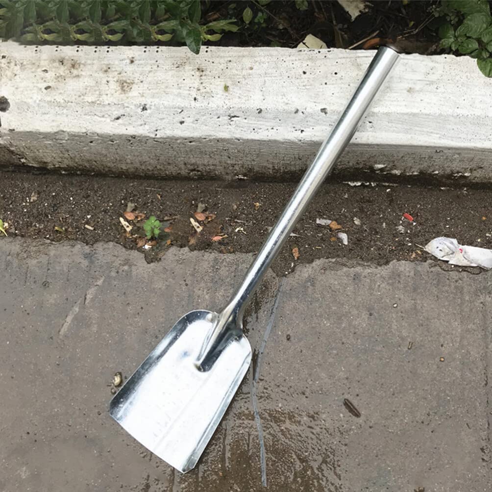 NUOBESTY Fireplace Ash Shovel 16 Inch Handle Coal Ash Shovel Cleaning Coal Shovel Hand Tools Gardening Shovel