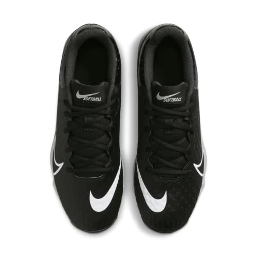 Nike Hyperdiamond 4 Keystone Molded Softball Cleats Black | White Size 5 Medium