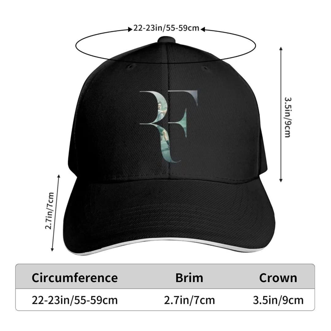ROGER FEDERER Hat Trucker Hat for Men Women Adjustable Classic Tennis Baseball Cap Navy