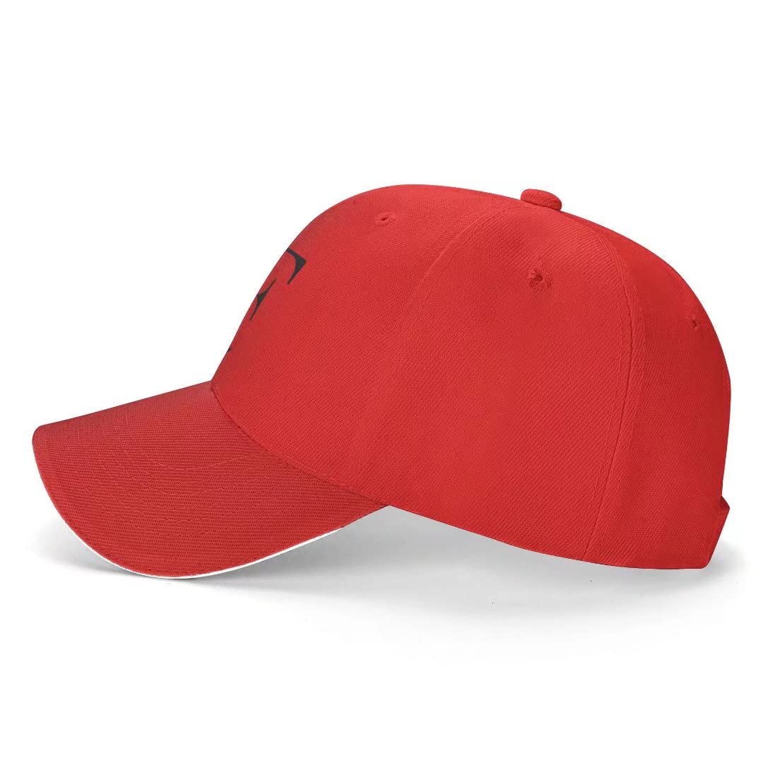 ROGER FEDERER Hat Mens Hats Casual Outdoor Baseball Cap Adult Unisex Classic Adjustable Sandwich Caps Red