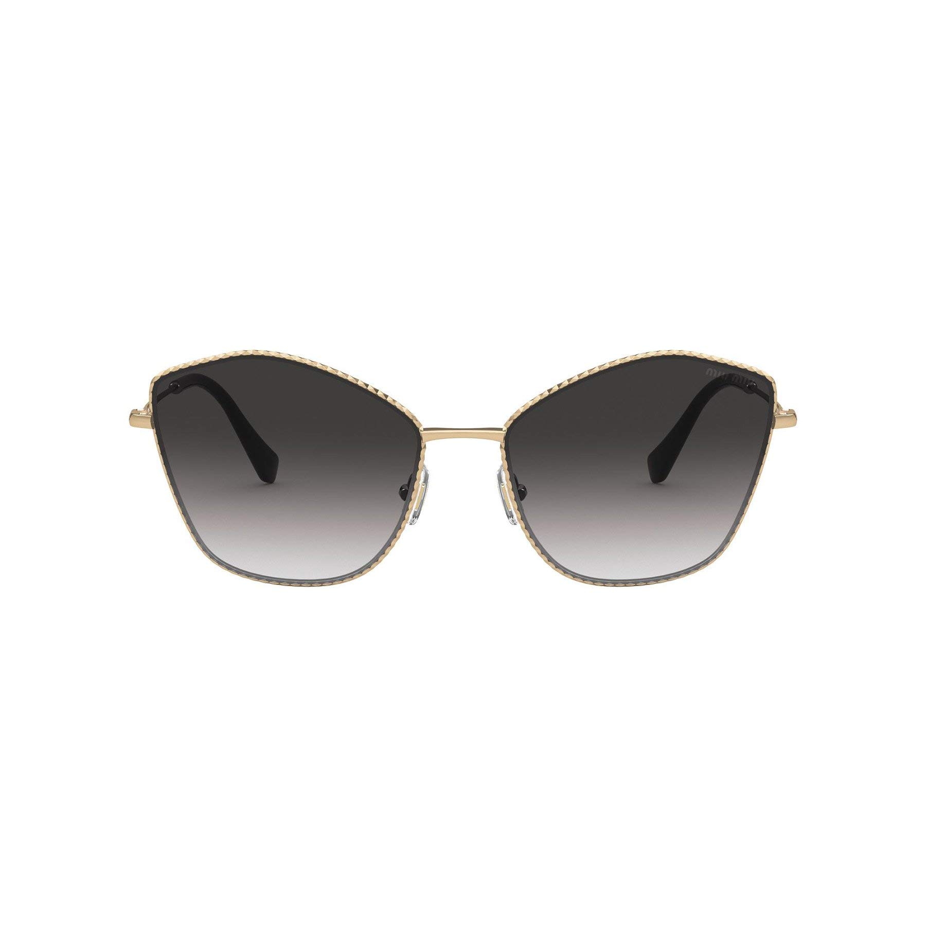 Miu Miu MU 05US - 7S0CZ9 Sunglasses CORE COLLECTION LIGHT HAVANA w/GRADIENT BROWN MIRROR 55mm
