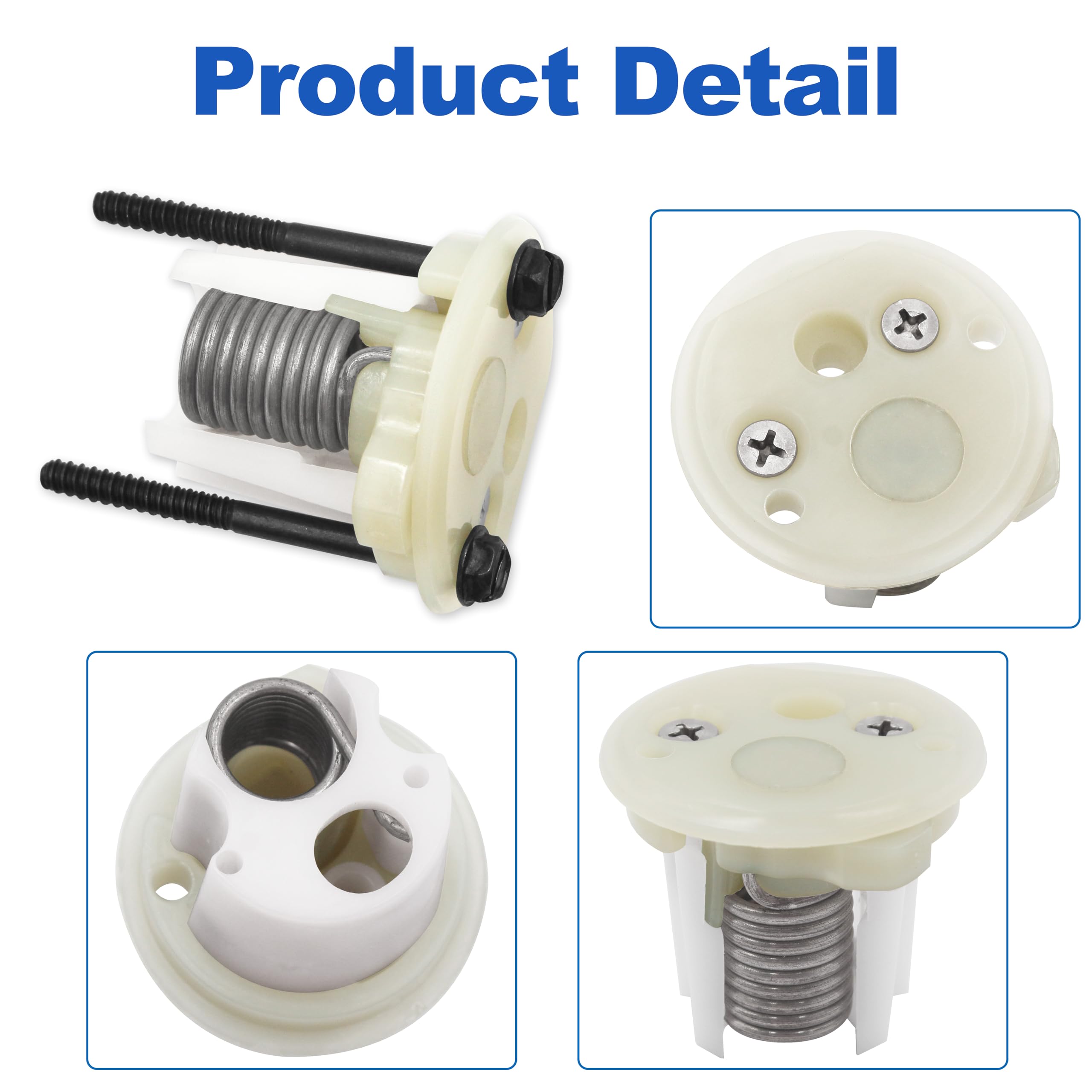NipponAsia 385236096 Spring Cartridge Kit,Compatible with Select Dometic Traveler and Vacuflush Toilets 910 2010 2011 510 Toilets