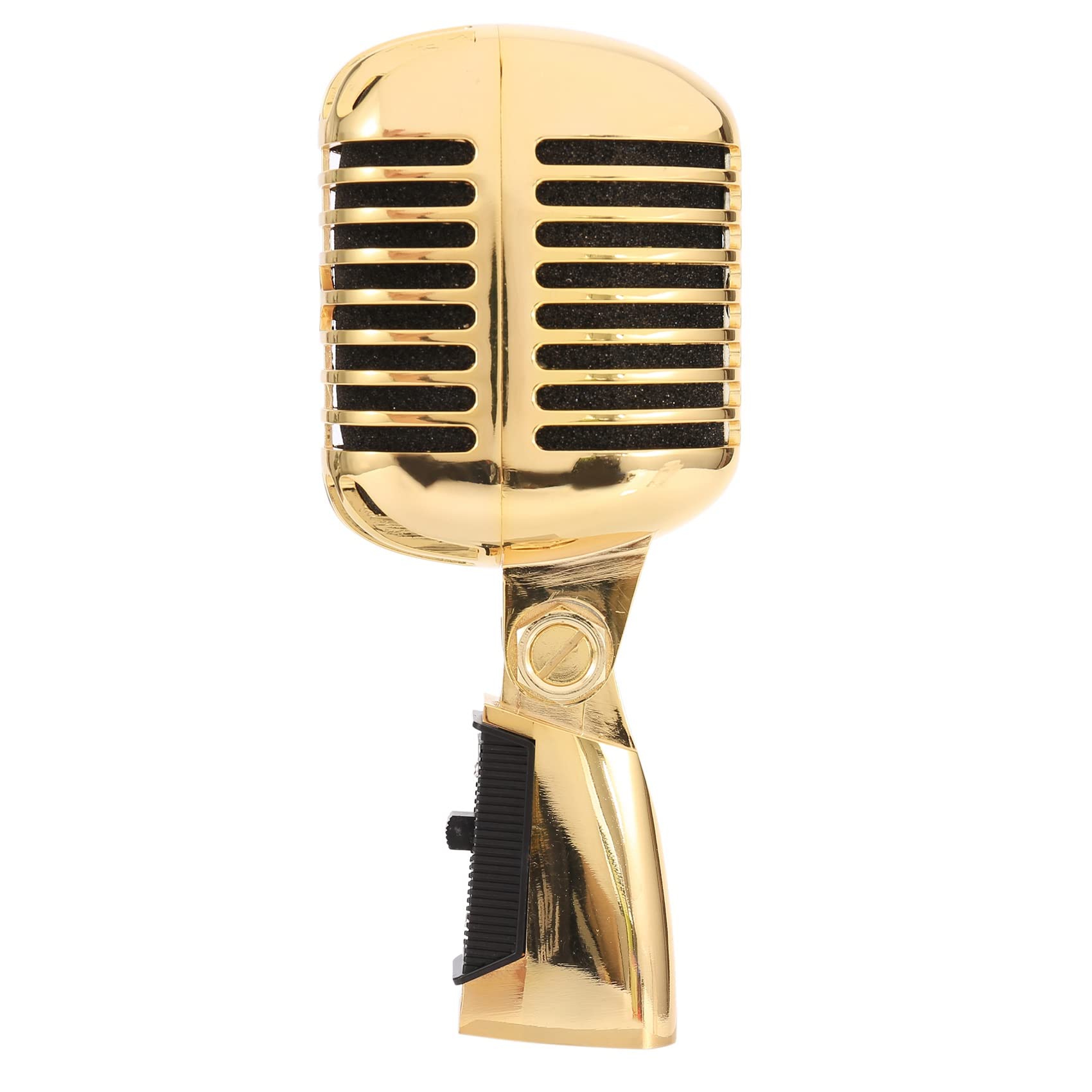 UNNIC Wired Vintage Classic Microphone Dynamic Vocal Mic Microphone for Performance Karaoke(Gold)