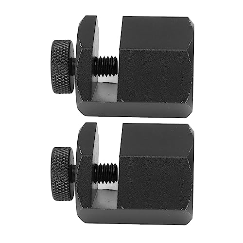 Miokycl 2PCS Stair Guages Knobs Aluminium Alloy Stair Stringer Layout Tool for Framing Carpentry Rafter (Black)