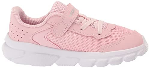 Under Armour Girls' Infant Assert 9 Alternate Closure, (602) Prime Pink/Flamingo/Metallic Silver, 8K, US