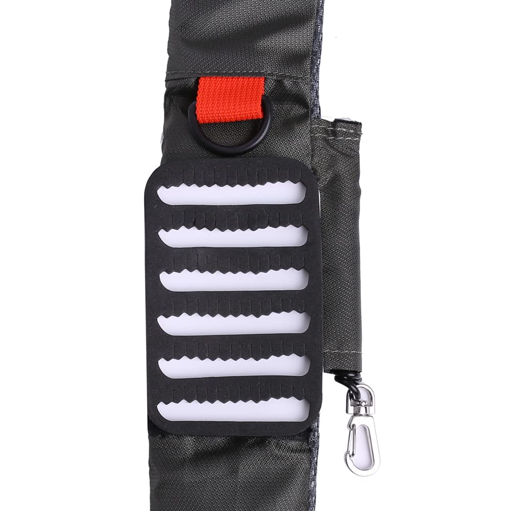 Raprance Fly Fishing Sling Pack Chest Bag Fishing Tackle Storage Shoulder Bag (Black)