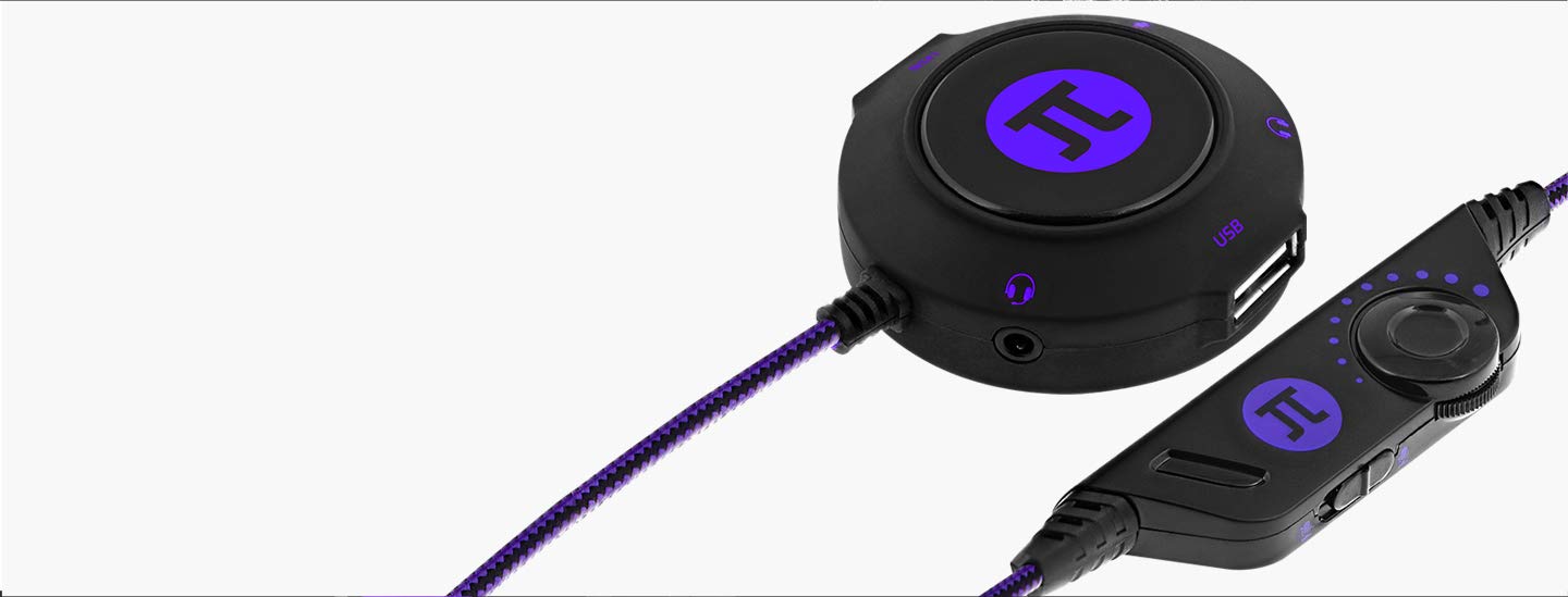 Primus Gaming Arcus 250S 7.1 Surround sound Gaming headset-50mm drivers-LED lighting-Mic boom-Wired