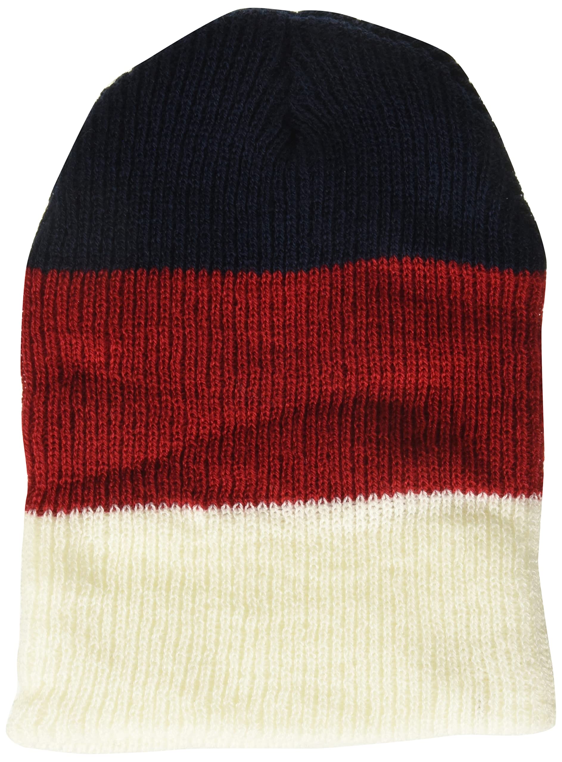 Neff Men's Trio Color Beanie Hat for Winter, RED/Gold/Mediterranea, One Size