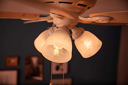 Philips LED Flicker-Free Dimmable A15 Light Bulb, 350 Lumen, Soft White Light (2700K), 3.8W=40W, E17, Title 20 Certified, 8-Pack