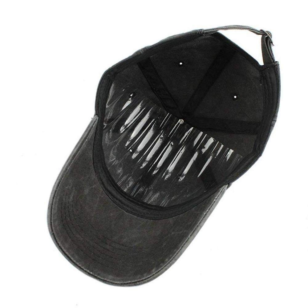 MSGUIDE Women's Proud Army Mom Baseball Cap Vintage Cotton Washed Distressed Adjustable Dad Hat Black