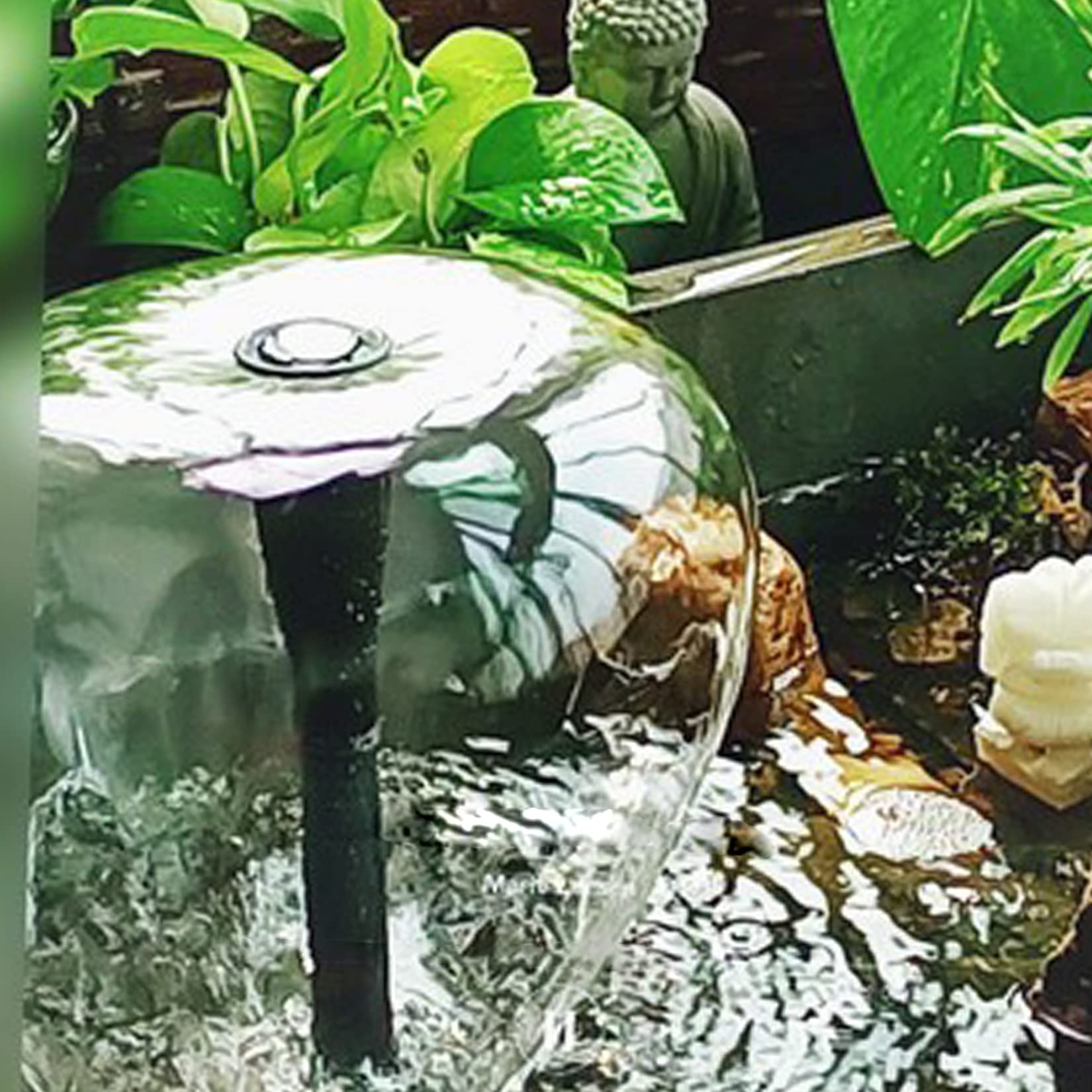 Water fountain nozzle for Garden, Ponds, Tabletop Fish Ponds, 8 pcs of Set, 2 Fountain Shaped, (size-S)