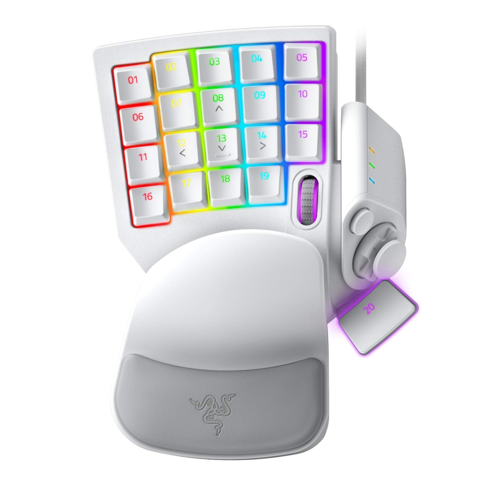 Razer Tartarus Pro Gaming Keypad: Analog-Optical Key Switches 32 Programmable Keys Customizable Chroma RGB Lighting- Programmable Macro Functionality- Variable Key-Press Pressure Sensitivity (Renewed)