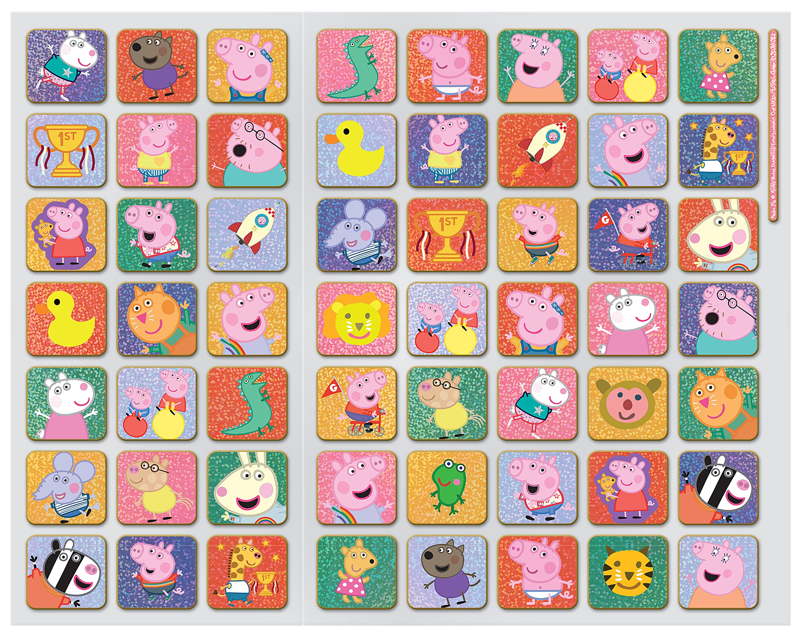 Paper Projects 01.70.30.022 Peppa Pig Potty and Toilet Training Reward Chart and 56 Sparkly Stickers, Pink